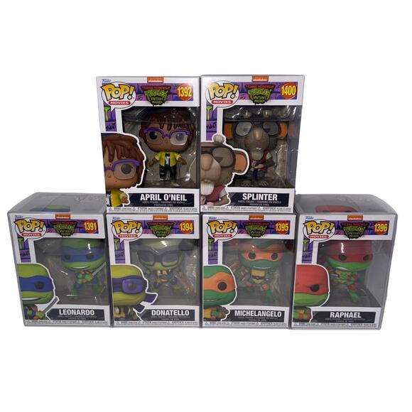 Funko | Toys | Nib Funko Pop Movies Tmnt Mutant Mayhem Complete Bundle ...